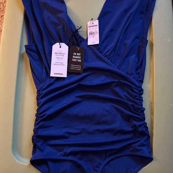 Express | Tops | Royal Blue Body Suit Express | Poshmark